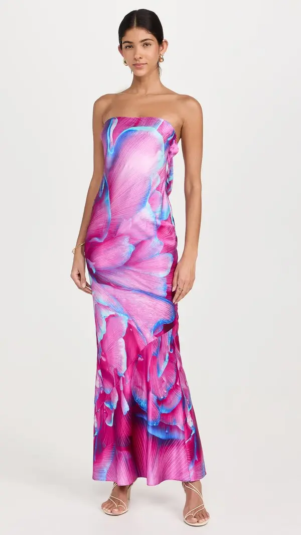 Retrofete Keaton Strapless Gown