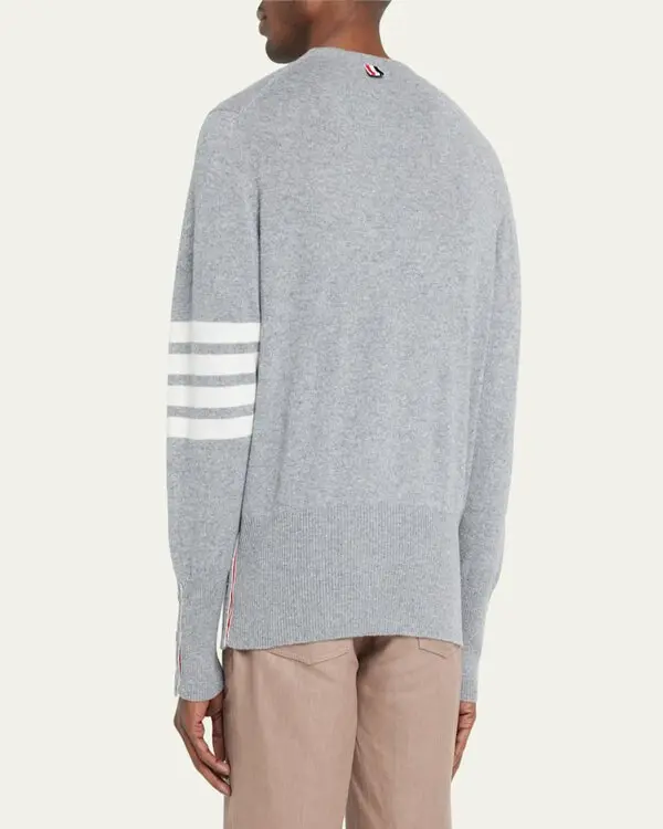 Thom Browne Striped-sleeve Cashmere Sweater