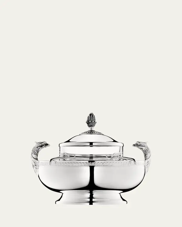Christofle Malmaison Caviar Serving Set
