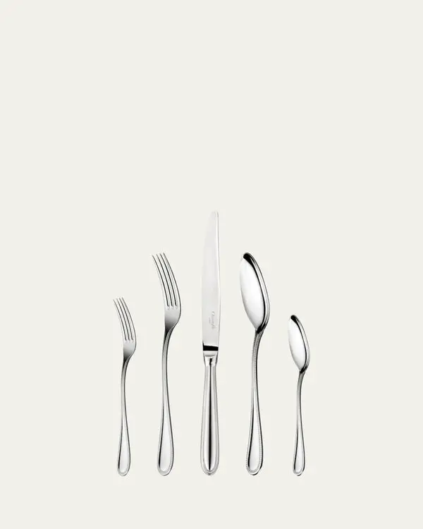 Christofle Perle Stainless Steel Flatware Place Setting