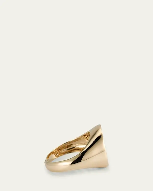 SYDNEY EVAN Evil Eye Signet Ring