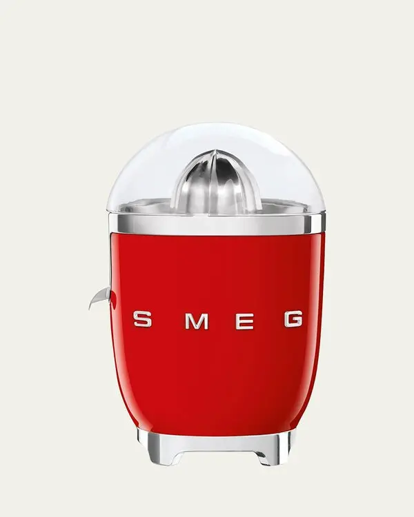 SMEG Retro-style Electric Citrus Juicer - Red
