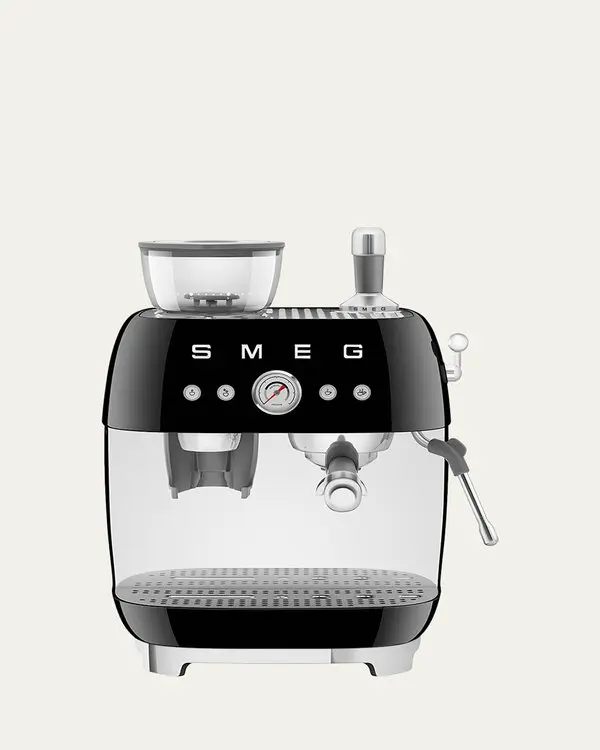 SMEG Semi-automatic Espresso Machine - Black