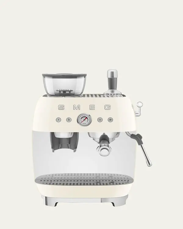 SMEG Semi-automatic Espresso Machine - Cream
