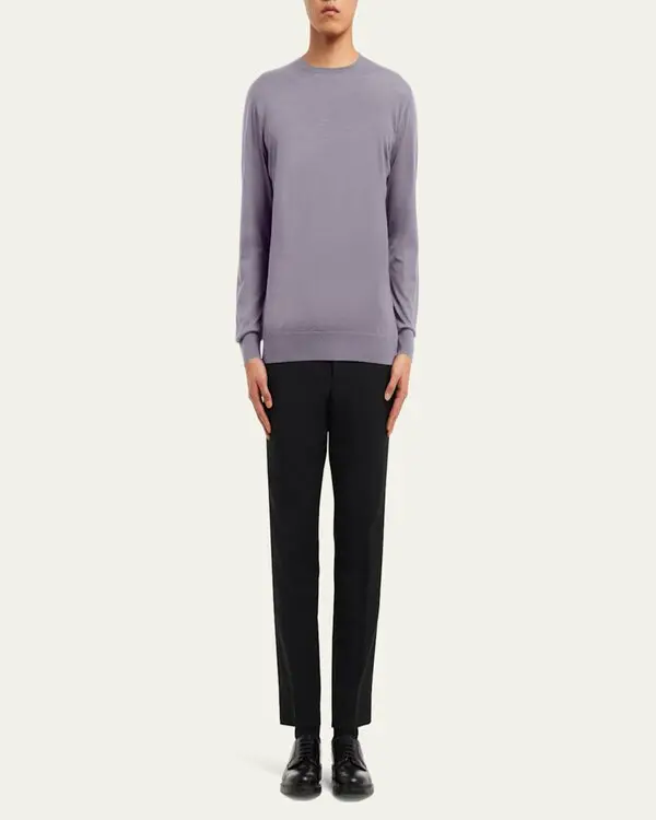 Prada Superfine Wool Crewneck Sweater