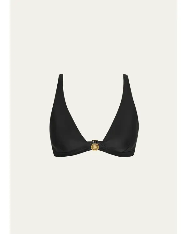 L'Agence Lexie Solid Bikini Top - Black