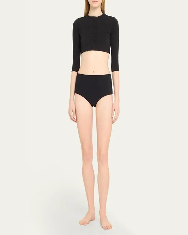 Simkhai Edina High-waist Bikini Bottoms