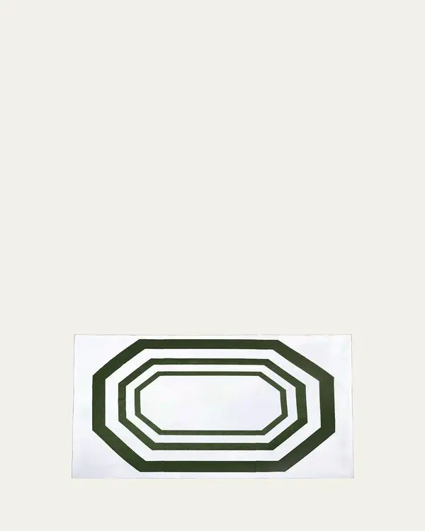 THE LINO Essential Tablecloth, 71" X 144 - Green