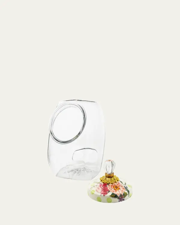 MACKENZIE-CHILDS Cookie Jar With Wildflowers Enamel Lid - One-color