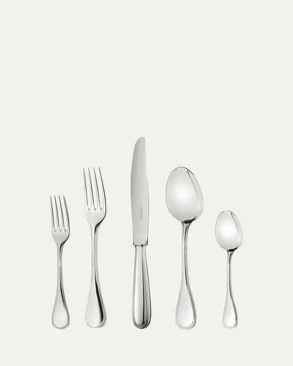 Christofle Perles 5-piece Flatware Place Setting