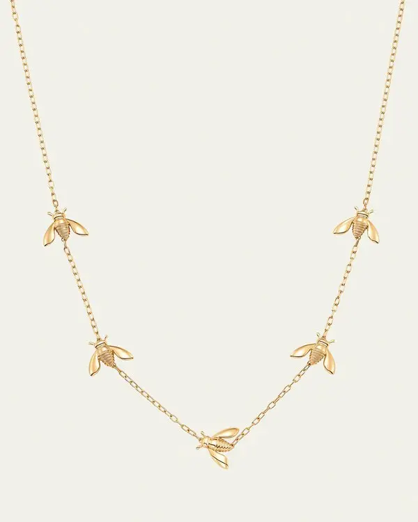 Sara Weinstock 18k Queen Bee Necklace - Gold