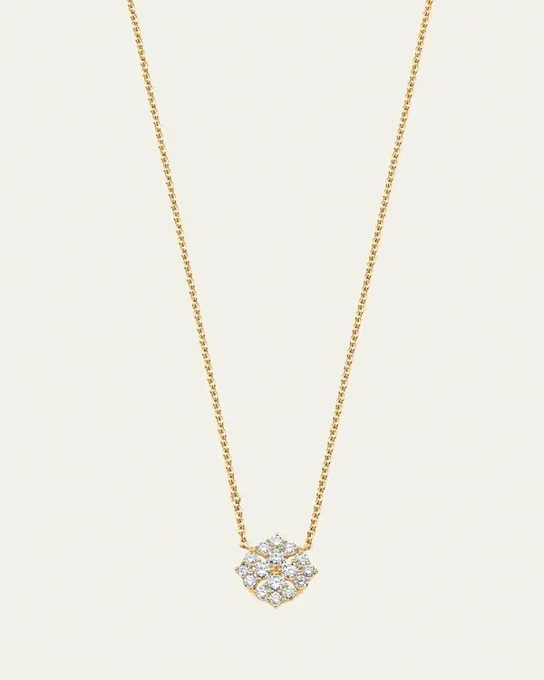 Sara Weinstock 18k Flora Diamond Pendant Necklace - Gold