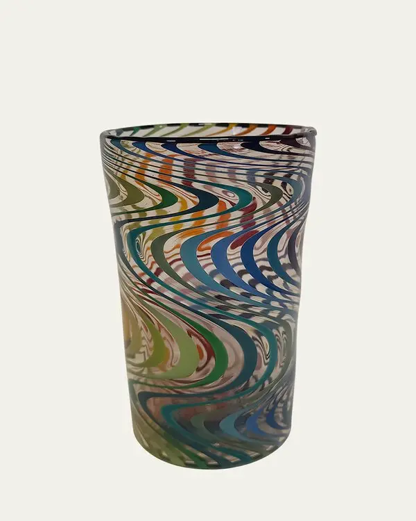 PIERROT DOREMUS Big Right Wig Wag Drinking Glass, 15 Oz