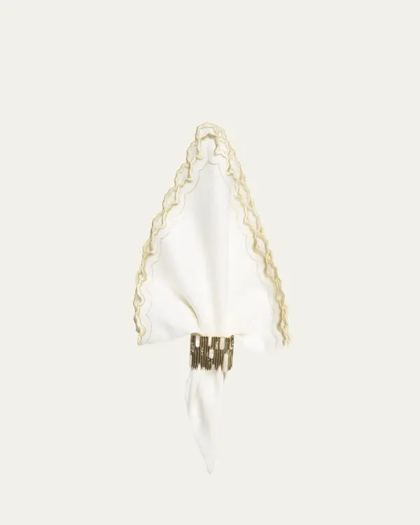 KIM SEYBERT Matrix Napkin Ring - Gold
