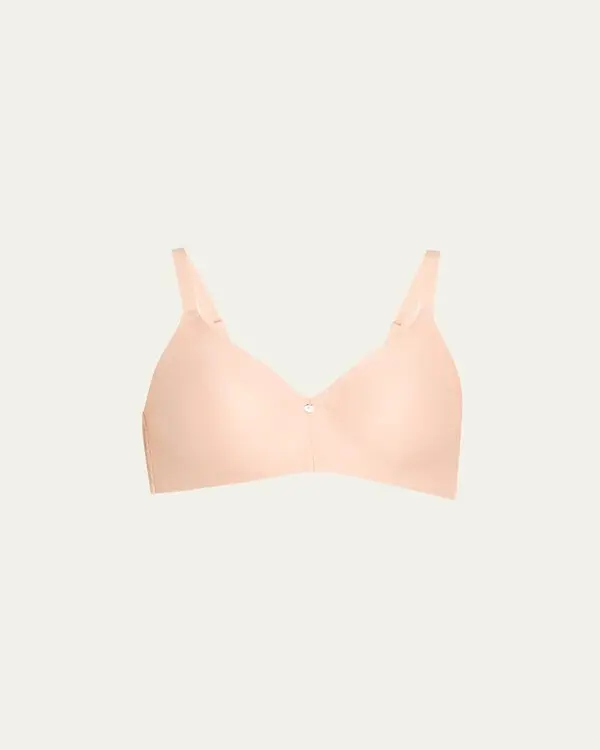 Chantelle C Jolie Lace-back T-shirt Bra - Rose