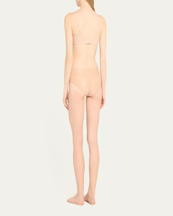 Chantelle C Jolie Lace-back T-shirt Bra - Rose