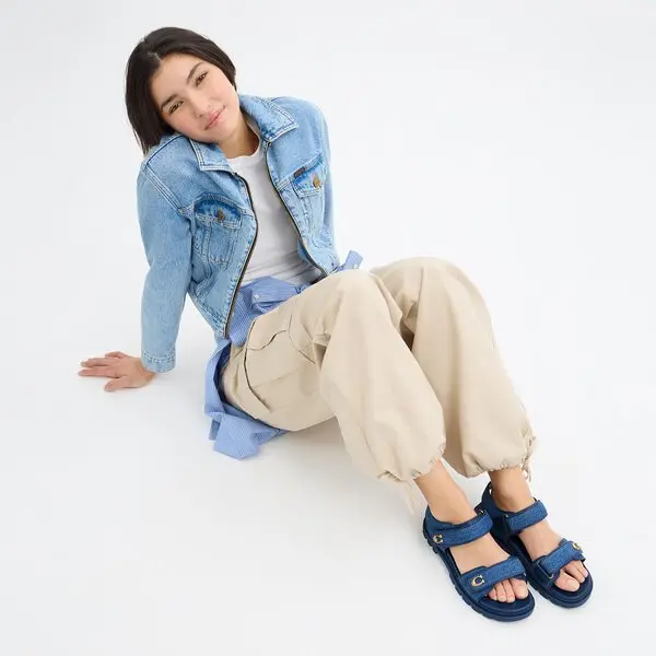 COACH Brynn Sandal - Deep Blue
