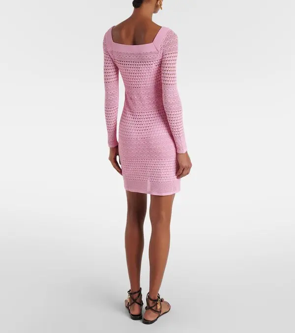 TOM FORD Crochet Minidress - Pink