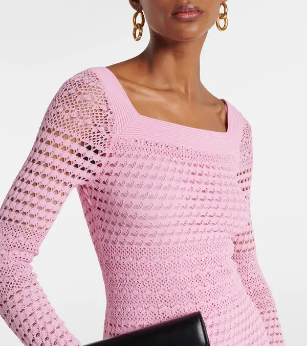 TOM FORD Crochet Minidress - Pink