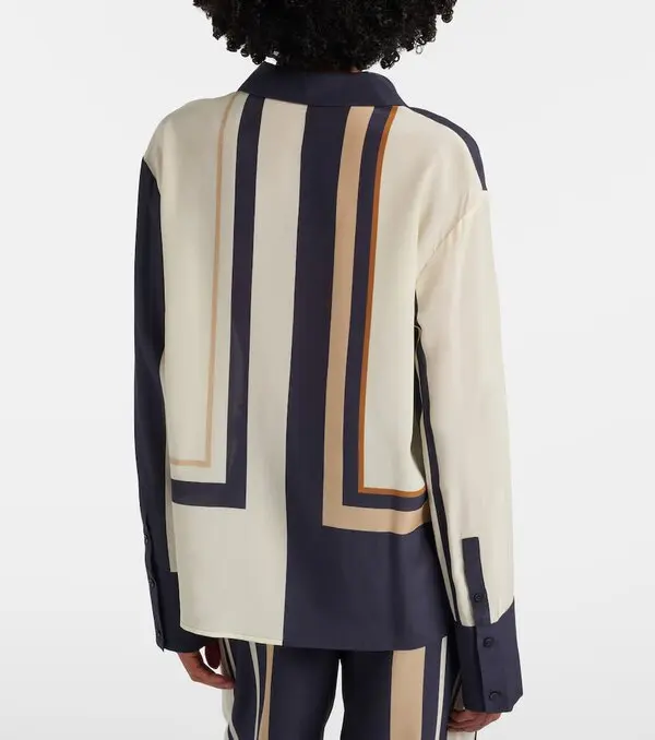 SIR. Printed Silk Shirt - Multicoloured