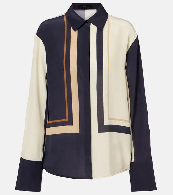 SIR. Printed Silk Shirt - Multicoloured