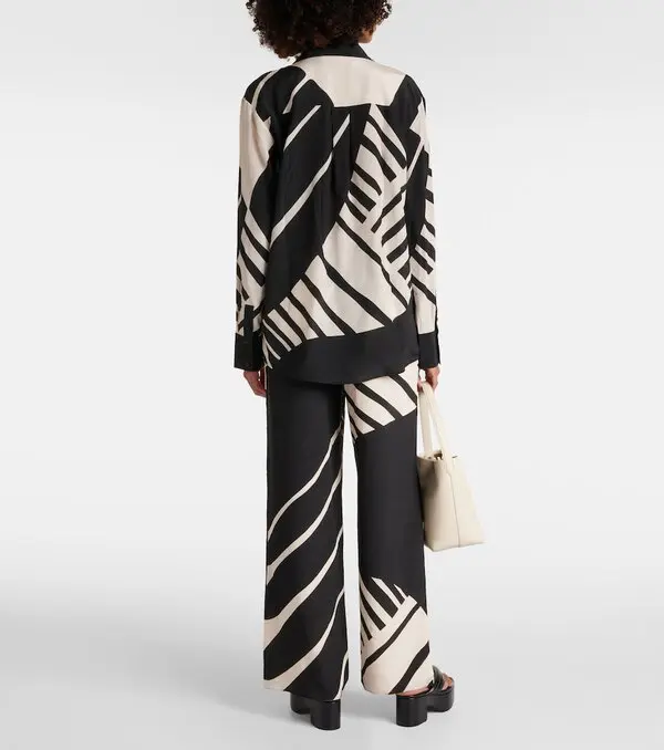 SIR. Printed Silk Shirt - Multicoloured