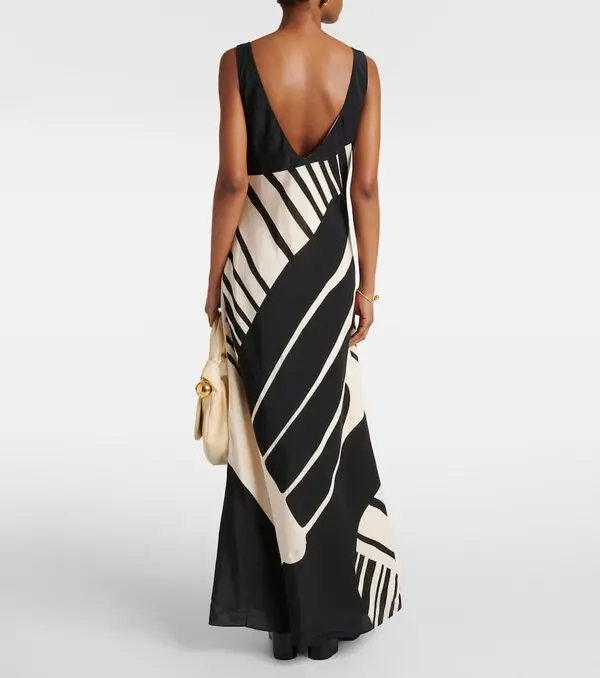 asymmetrical bodice dress Draped Asymmetric Cowl-Neck Dress XS / Black / Polyester