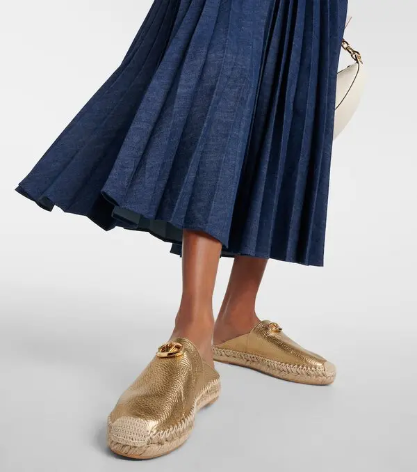 Valentino Garavani Vlogo Espadrilles - Gold