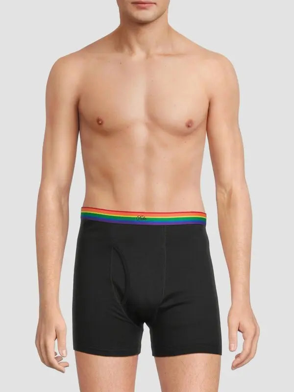 SAKS FIFTH AVENUE Collection Pride Stretch-cotton Boxer Briefs