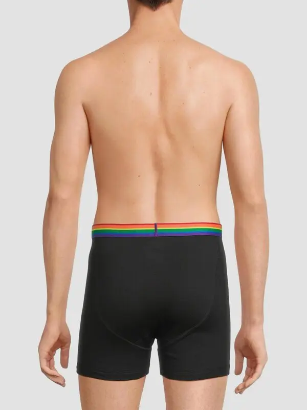 SAKS FIFTH AVENUE Collection Pride Stretch-cotton Boxer Briefs