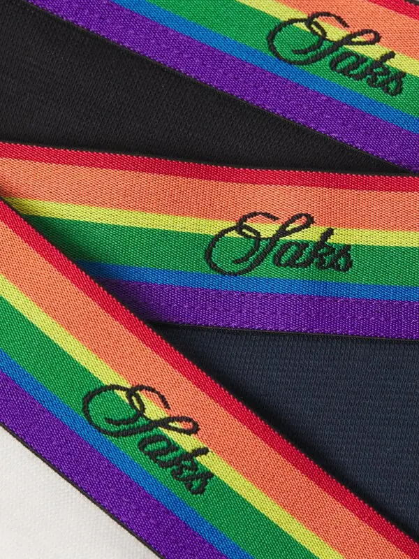 SAKS FIFTH AVENUE Collection Pride Stretch-cotton Boxer Briefs