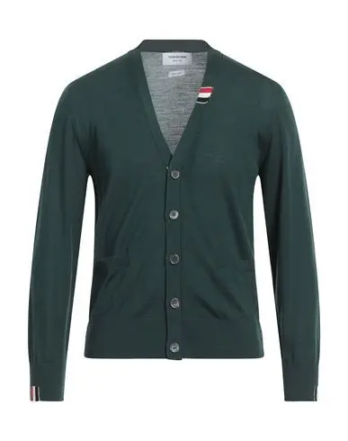Thom Browne Cardigan In Virgin Wool And Polyamide