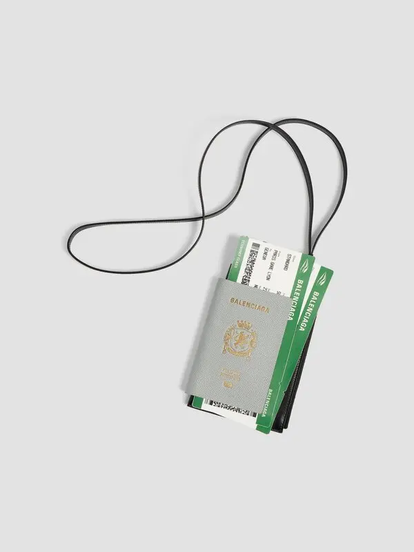 Balenciaga Passport Phone Holder - Grey