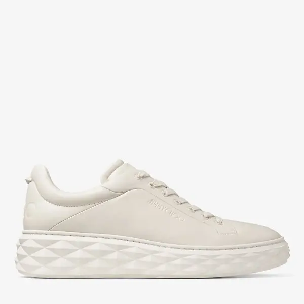 JIMMY CHOO Diamond Maxi Platform Sneakers - Chalk/white