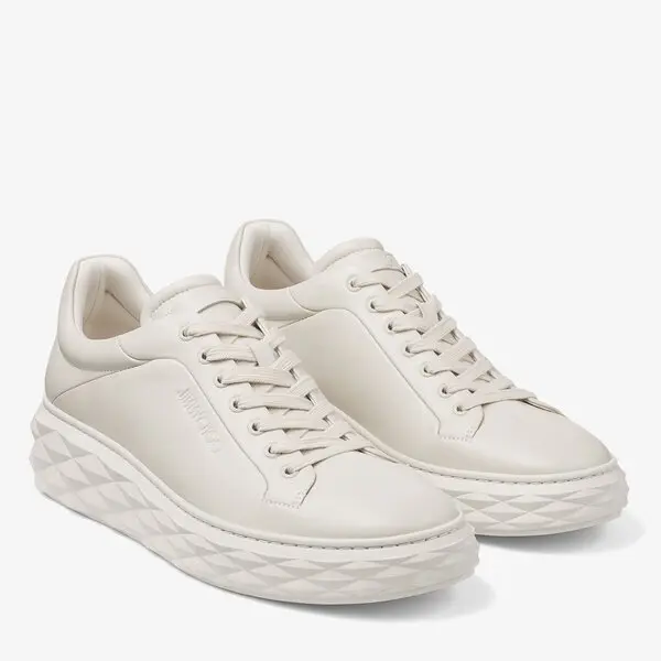 JIMMY CHOO Diamond Maxi Platform Sneakers - Chalk/white