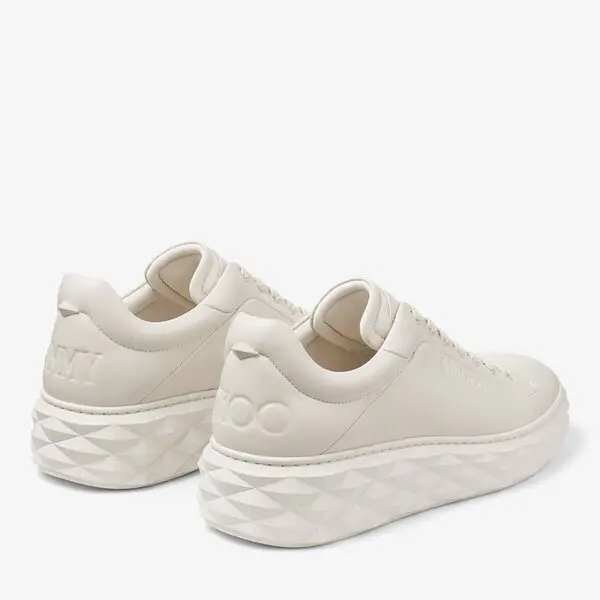 JIMMY CHOO Diamond Maxi Platform Sneakers - Chalk/white