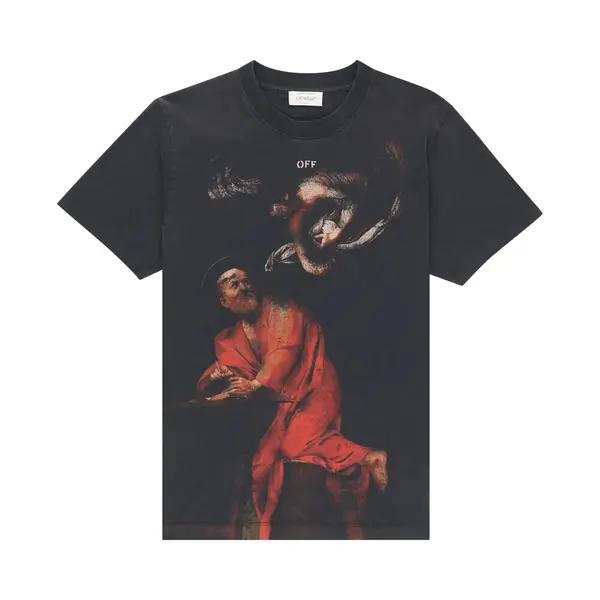 Off-White Saint Matthew Slim Short-sleeve T-shirt - Black