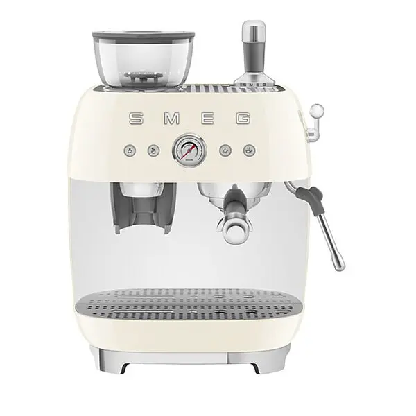 SMEG Espresso Coffee Machine - Beige Egfcrus