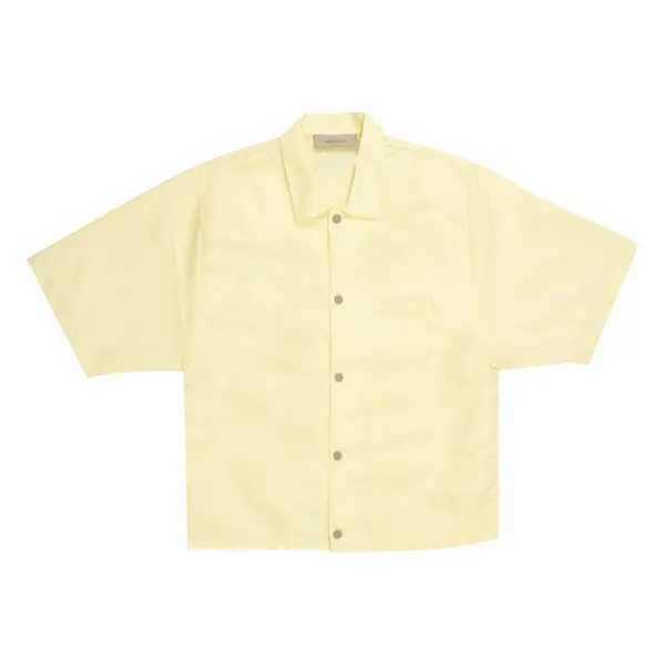 Fear Of God Short-sleeve Nylon Shirt 'canary - Yellow