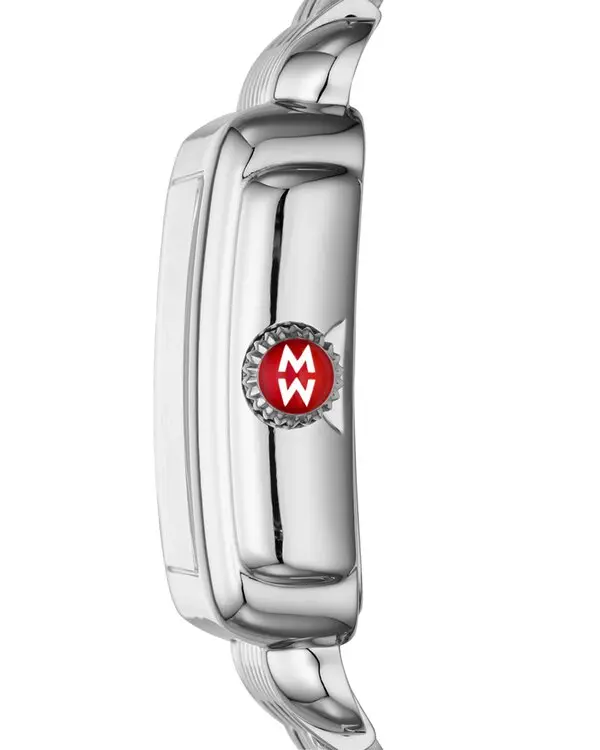 Michele Deco Madison Watch - White/silver