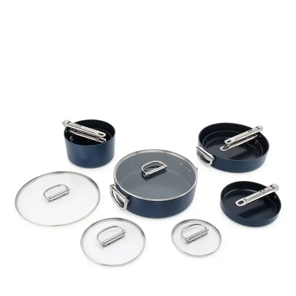 JOSEPH JOSEPH Space 10 Piece Ceramic Nonstick Cookware Set