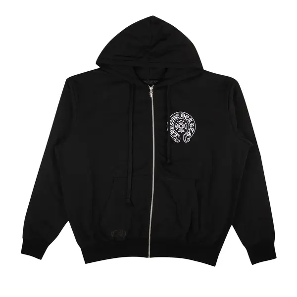 Chrome Hearts Los Angeles Zip-up Hoodie - Black