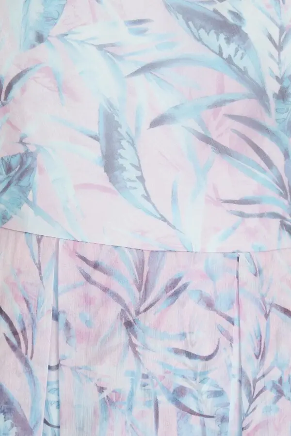 MIKAEL AGHAL One-shoulder Printed Maxi Dress