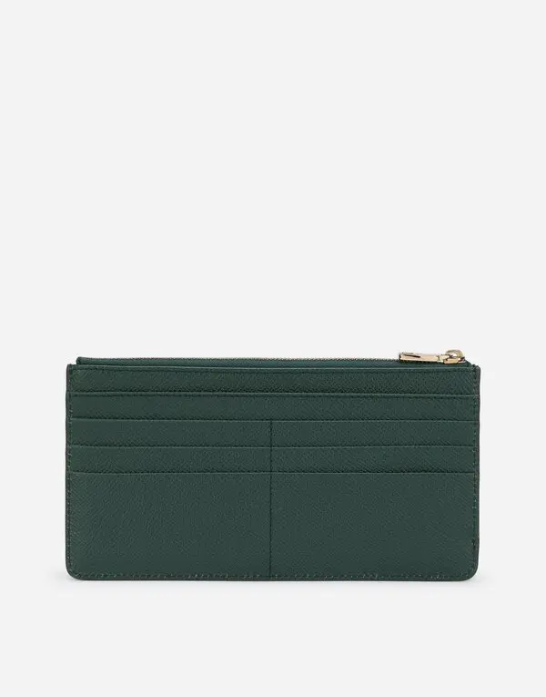Dolce & Gabbana Large Card Holder With Tag - Green