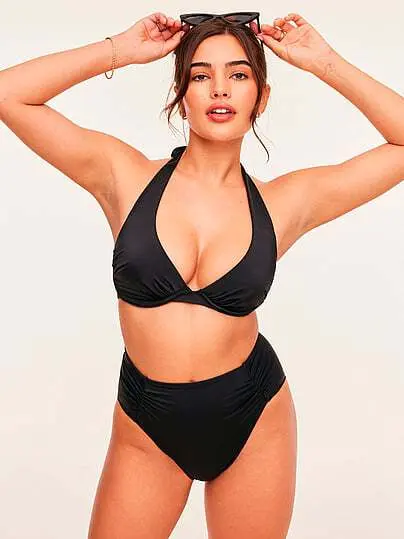 Victoria's Secret Adore Me Bobbie Swim Top - Black