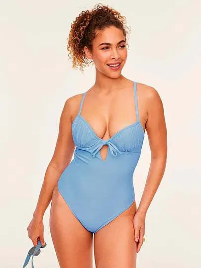 Victoria's Secret Adore Me Annabee One-piece Swimsuit - Blue