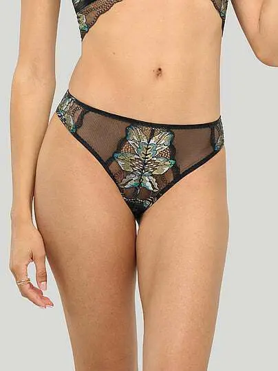 Victoria's Secret Cosabella Paradiso Ouvert Bikini Panty - Green