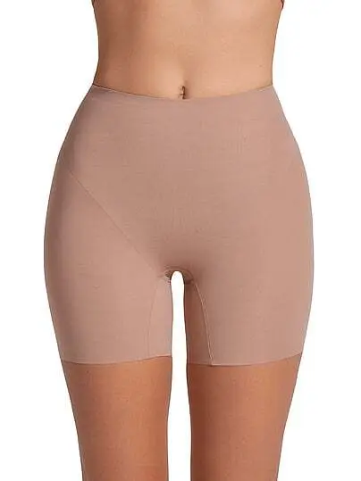 Victoria's Secret Leonisa Shapewear Moderate Compression Padded Butt Lifter Shaper Shorts - Beige