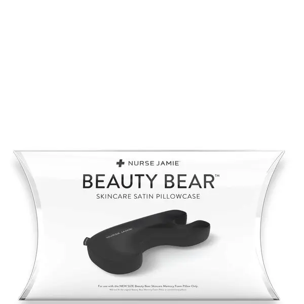NURSE JAMIE Beauty Bear Memory Foam Pillowcase - Black