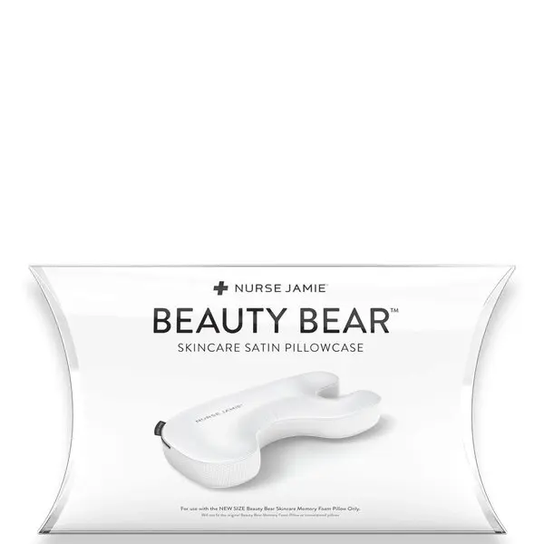 NURSE JAMIE Beauty Bear Memory Foam Pillowcase - White